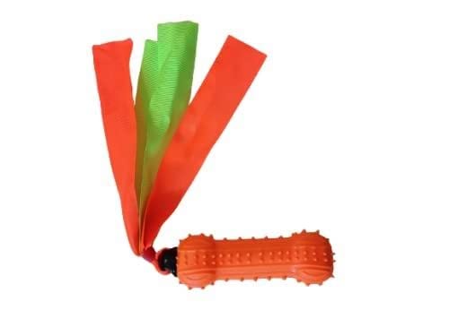 Buy PSK PET MART Pet Dog Training Toy TPR Ribbon Throwing Rubber Bone ...