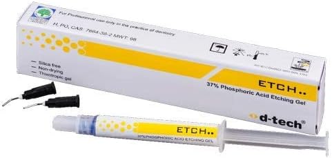 Dental D-TECH ETCH Silica free, non-drying medium viscosity gel : Amazon.in: Industrial & Scientific