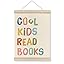 Amazon.com: HRQKO Cool Kids Reading Poster Hanger Frame, Cool Kids Read ...