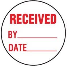 Amazon.com : Received Inventory Control Labels : Office Products