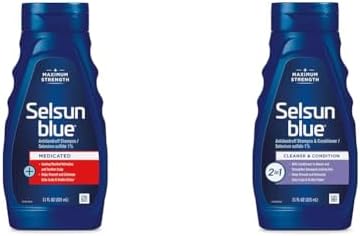 Amazon.com: Selsun Blue Medicated Anti-dandruff Shampoo with Menthol, 11 fl. oz., Maximum ...