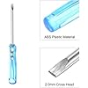 uxcell Mini Slotted Screwdriver, 2.0mm Flat Head 65mm Length for Small ...
