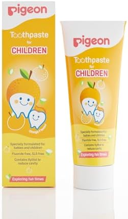 Pigeon Orange Toothpaste,For Babies And Children,Fluroide -Free,Sls ...