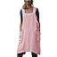 Amazon.com: YESDOOD Cotton Linen Apron Cross Back Apron for Women with ...