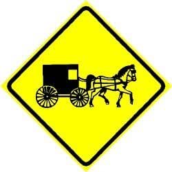 Amazon.com: Amish Crossing Horse Buggy Religious New Sign : Home & Kitchen
