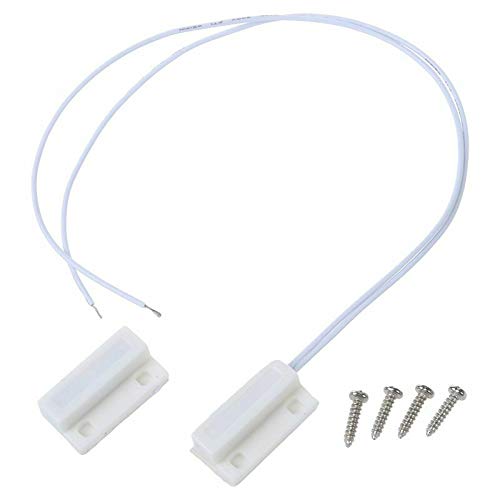 PRAV® 1X(1 Pair MC 38 Wired Home Alarm System Door Window Sensor ...