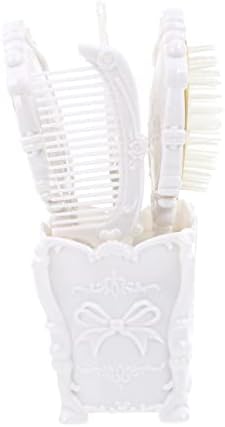 Amazon.com : minkissy 5pcs Vintage Hand Mirror Comb Set with Storage ...