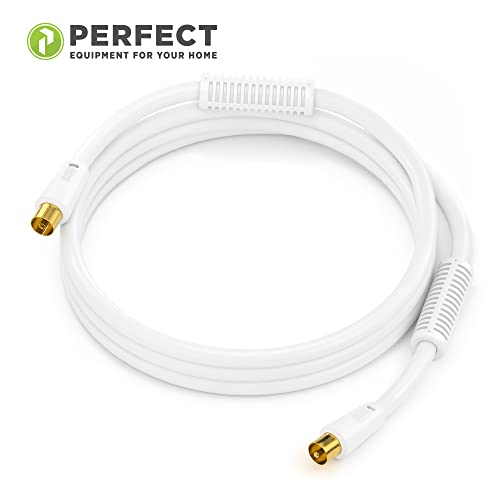 Perfect TV Cable, Aerial Cable, Coaxial Cable, IEC Male to IEC Female ...