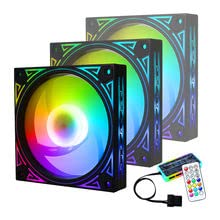 Amazon.com: RGB Gaming PC Computer Case Fan 120mm RGB Fan, Remote ...