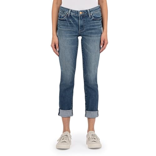 KUT from the Kloth Petite Catherine Boyfriend in Giving - Jeans