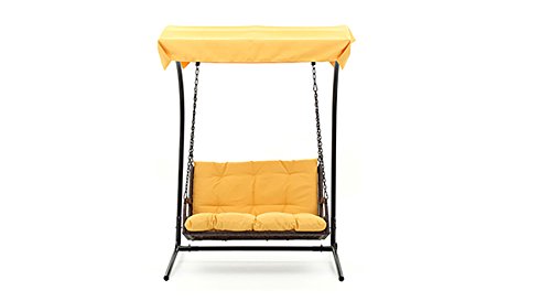 Urban Ladder Calabah Swing Patio Chair (Brown) : Amazon.in: Home & Kitchen