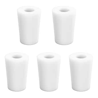 stonylab Silicone Stoppers, 5-Pack Standard 1# Natural Silicone ...
