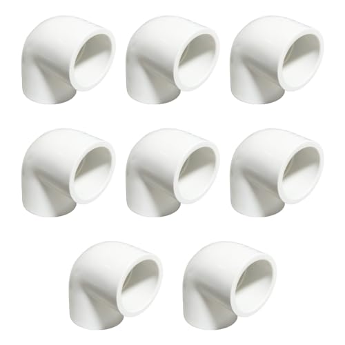 Snapklik.com : HayEastdor 8PCS 3/4 Inch White PVC Pipe Corner Fittings ...