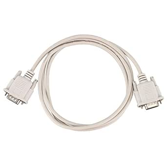 Amazon.com: Geuxe 1.4M RS232 DB9 9 Pin Male to VGA Video 15 Pin Male Adapter Cable Light Gray ...