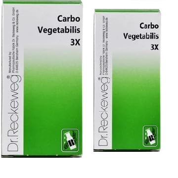 Buy Carbo Veg 3x Tablet DR RECKEWEG GERMANY 20GM (Pack of 2) Online at ...