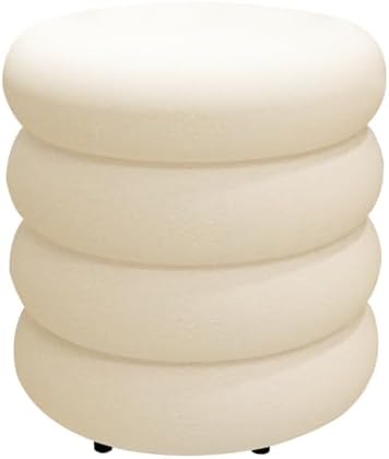 Amazon.com: weeonekids 20.1'' Round Storage Ottoman, Round Foot Rest ...