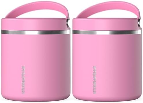 Amazon.com: Hydrapeak 25oz Food Thermos 2 Pack - Insulated Soup Thermos ...