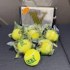 Vicky Cricket Light Tennis Ball (Pack of 6, Green) : Amazon.in: Sports ...