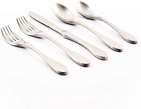 Amazon.com | Godinger Silverware Set, Flatware Set, Matte Finish ...