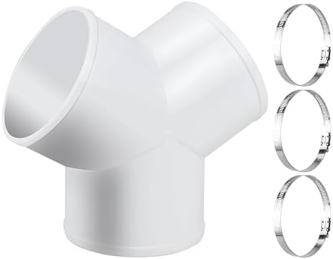 Amazon.com: NIUWA 3 Way Duct Hose Connector, Duct Splitter for Exhaust ...