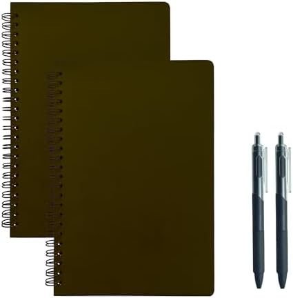 Amazon.com : Geyoga 12 Pack A5 Graph Paper Spiral Notebooks Bulk 8.3"x5 ...