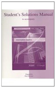 Student Solution Manual to Accompany Intermediate Algebra: Baratto ...