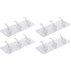 Gantrix Bathroom Shelf Adhesive Hooks Strong Sticker Hooks for Shower ...