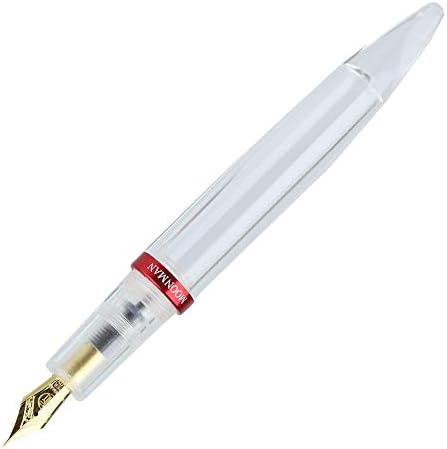 Amazon.com : Moonman M2 Fountain Pen ;Eye Dropper Filling; Clear ...