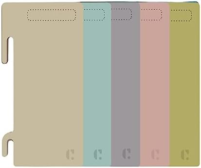 Clipmatic Binder Divider Separating Tabs - Personal File and Folder ...