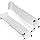 Dial Industries Adjustable Spring Loaded Drawer Dividers, Set of 2, 4.5 ...