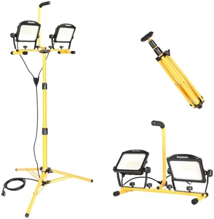 Husky 10000lm Twin Head LED Work Light with Tripod - Amazon.com