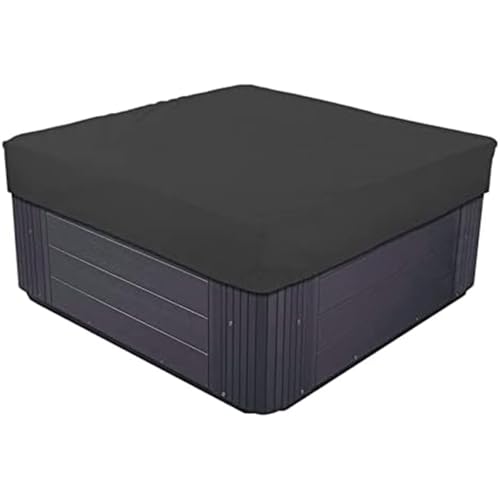 Square Hot Spring Cover, 210D Foldable Spa Cover Protector Outdoor ...