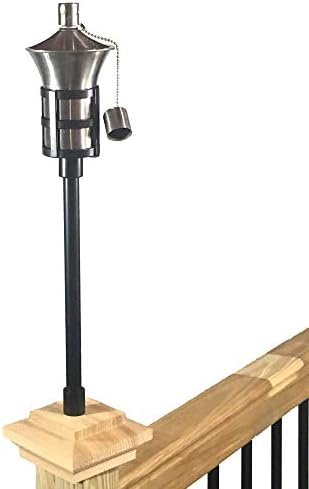 Amazon.com : Tru-Post Oil Lamp (Torch) for Standard Railing or Fence ...