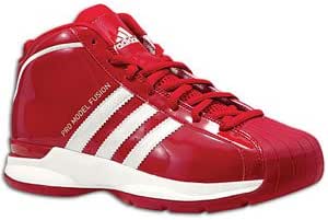 Amazon.com | adidas Men's Pro Model Fusion (sz. 10.5, University Red ...