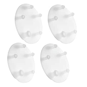 PETCHOR 4Pcs Transparent Toilet Tank Flapper Seal, Silicone Toilet Tank ...