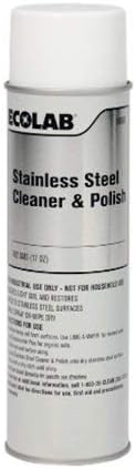 Amazon.com: ECOLAB 6100467 Stainless Steel Cleaner & Polish - 17oz ...