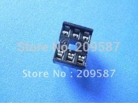 Generic 40pcs 6Pin 2.54mm DIP SIP Round IC Sockets Adaptor Solder Type : Amazon.in: Home Improvement