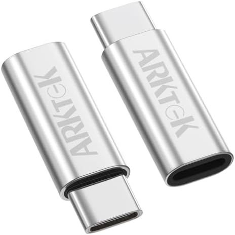Amazon.com: ARKTEK Adaptador USB-C i OS Lightning (hembra) a USB tipo C ...