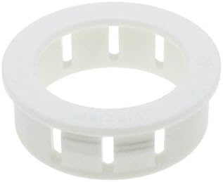 Pack of 25 White Snap Fit Bushes, to Fit Hole Sizes 4.7mm - 51mm, Cable ...