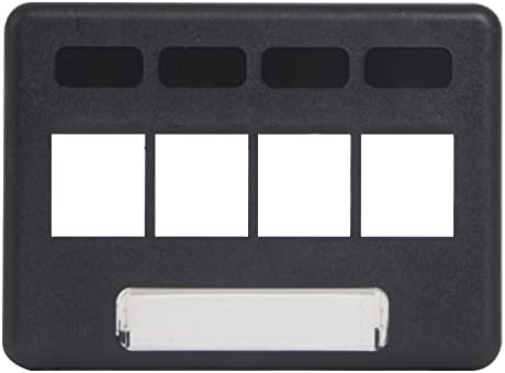 Amazon.com: ICC 4-Port Modular Furniture Faceplate with NEMA Opening (1 ...