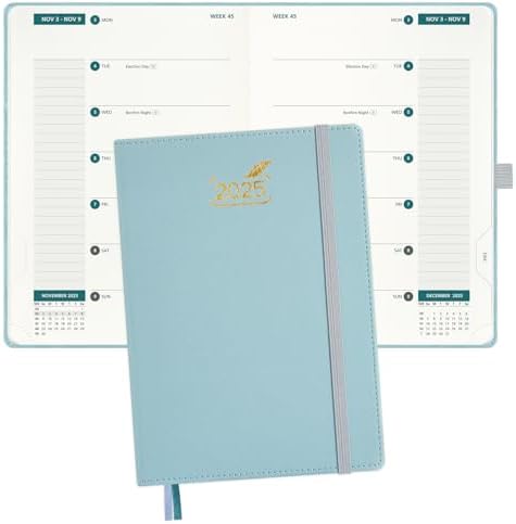 BEZEND 2025 Weekly Planner with 2 Columns & Monthly Tabs 6" x 8.5 ...