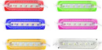 Steko 1 Piece Each Red Blue Green Yellow Pink White | 6 Pcs DC 12V 1.5W ...