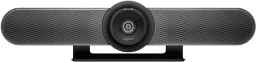 Logitech MeetUp 4K Ultra HD Camera for Conference Rooms, Black (Renewed ...