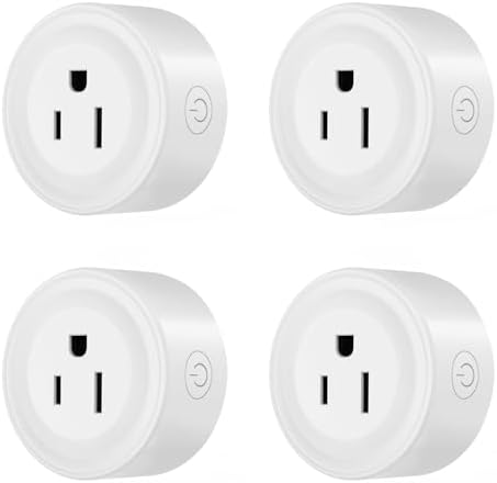 Filotimo Smart Plug, WiFi Plugs Work with APP, 4 Packs Smart Outlet ...