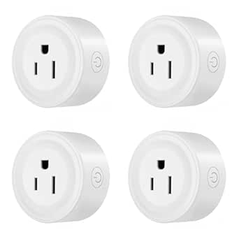 Filotimo Smart Plug, WiFi Plugs Work with APP, 4 Packs Smart Outlet ...