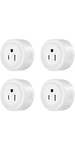 Filotimo Smart Plug, WiFi Plugs Work with APP, 4 Packs Smart Outlet ...