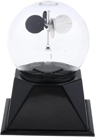 Solar Powered Crookes Radiometer Light Mill Glass Windmill for ...