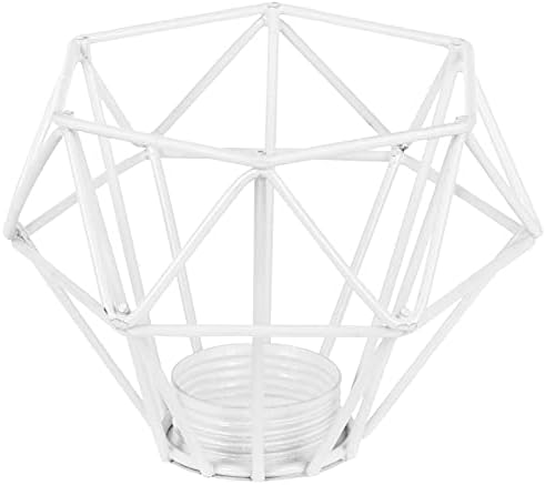 Metal Lamp Guard Metal Lampshade Frame Round DIY Ceiling Light Bracket ...