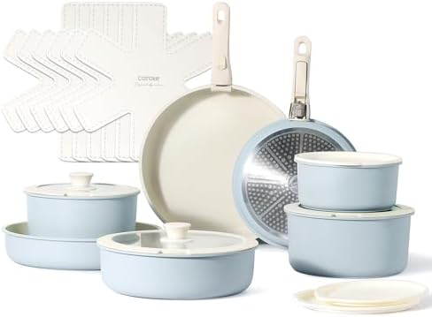 Amazon.com: UMETRE Pots and Pans Set, Nonstick Detachable Handle ...