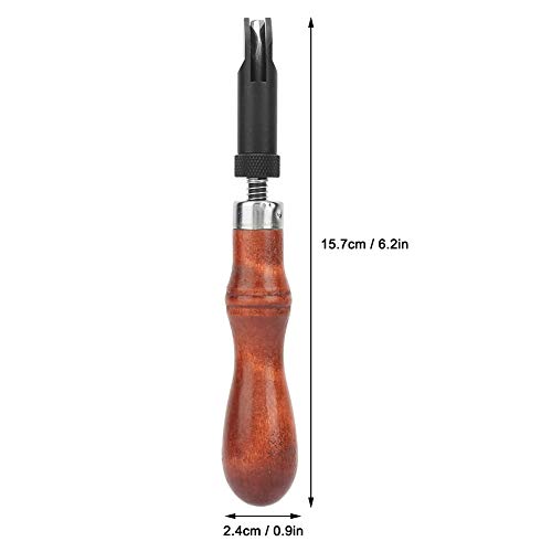 Fdit Leather Grooving Tool Adjustable V-Type Push Groover ...
